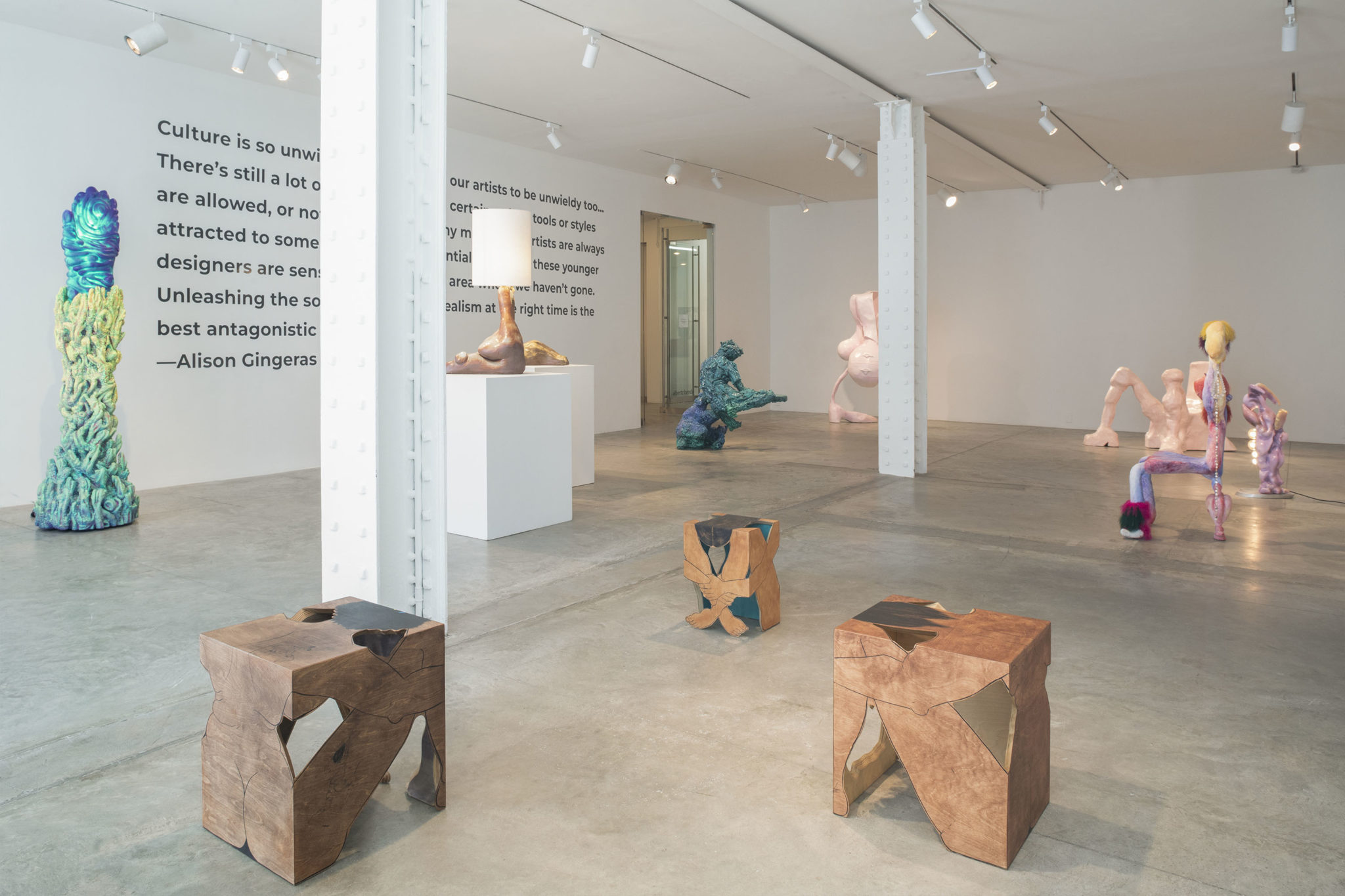 Installation of exhibition "The New Figuration", 2022